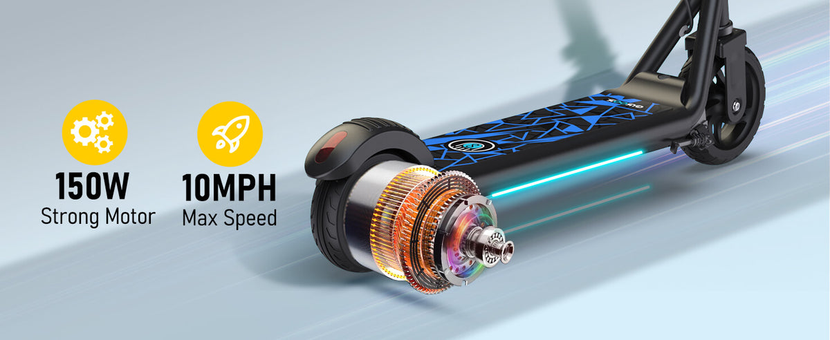 Gyroor H30 Max Kids Electric Scooter With Bluetooth Music Speaker – GYROOR