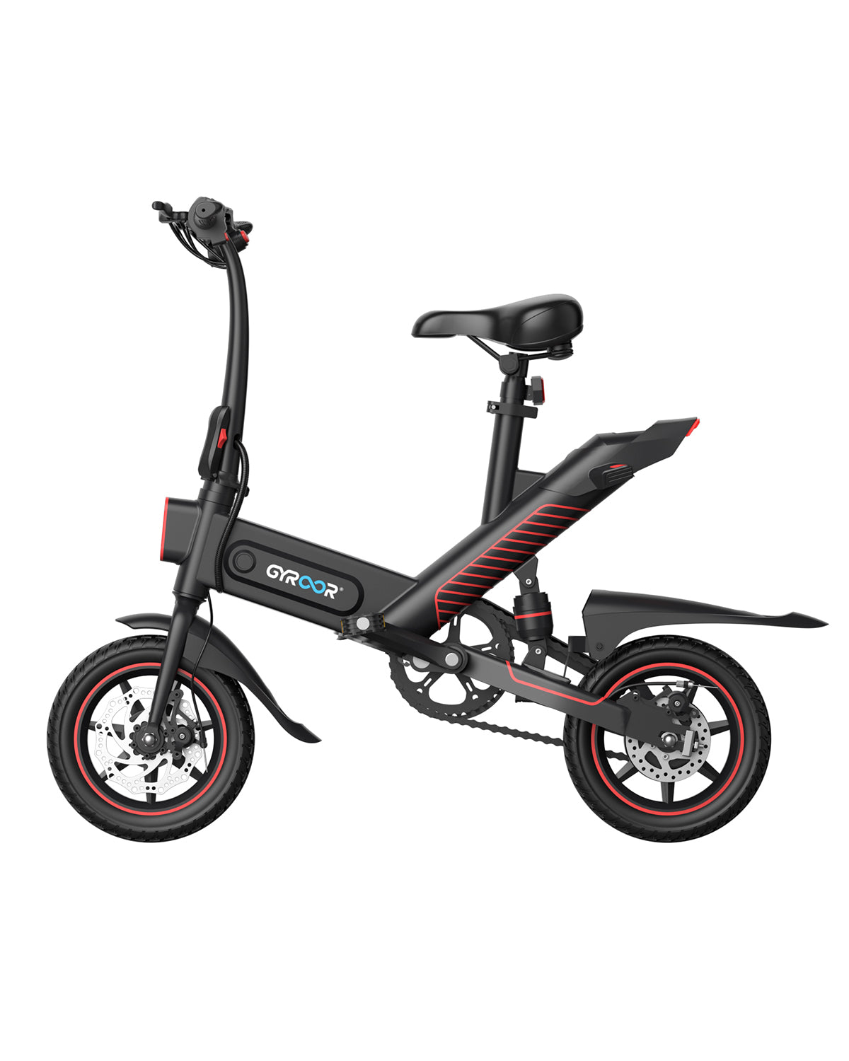 Gyroor C3 14inch folding Electric Bike 450W with 18.6MPH – GYROOR