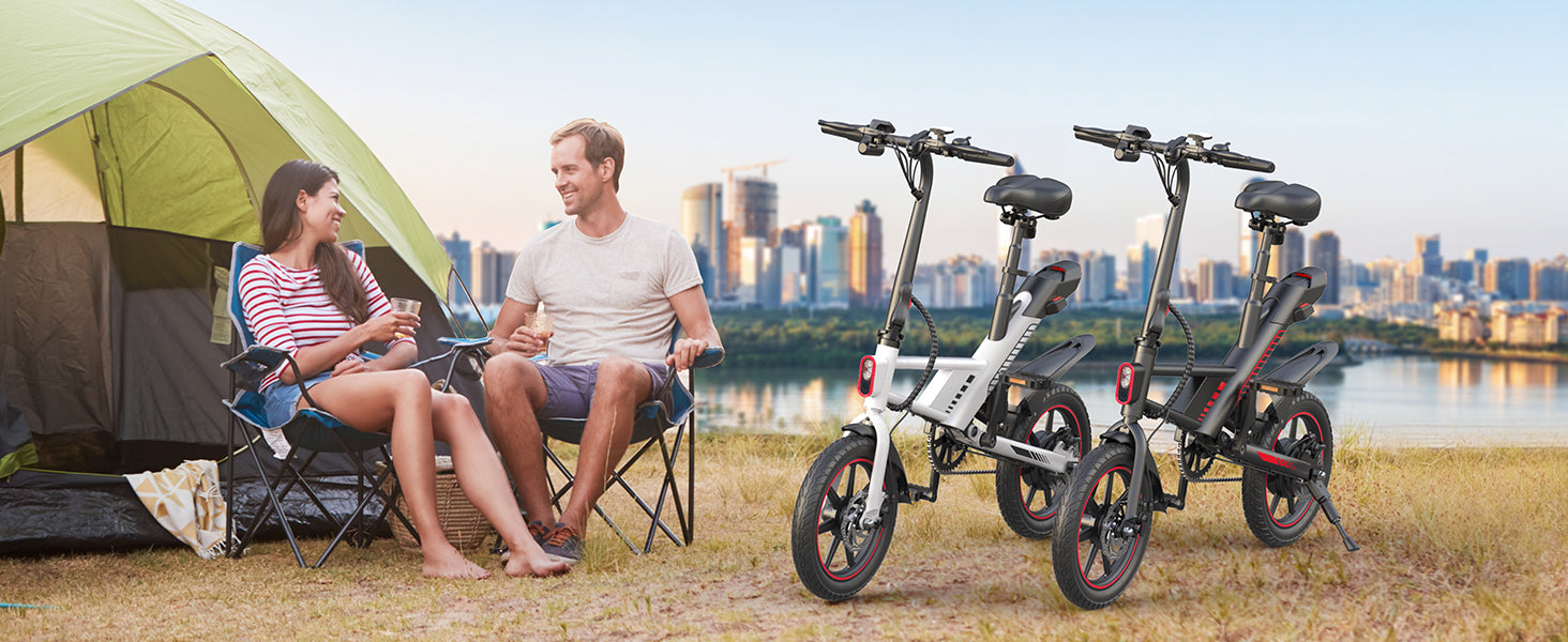 Gyroor C33 14inch folding Electric Bike 450W with 18.6MPH(New Version ...