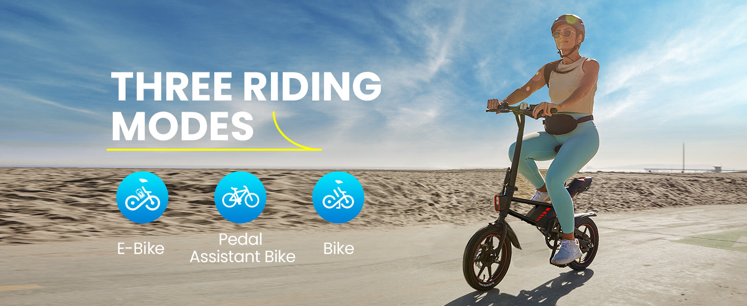 Gyroor C3 14inch folding Electric Bike 450W with 18.6MPH(New Version ...