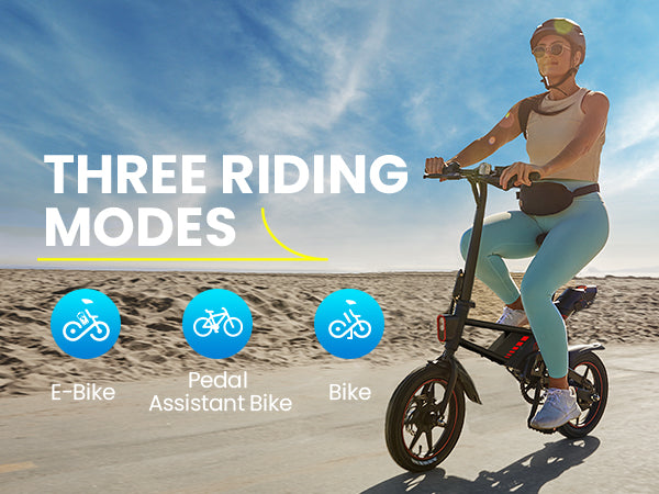 Gyroor C3 14inch folding Electric Bike 450W with 18.6MPH(New Version ...